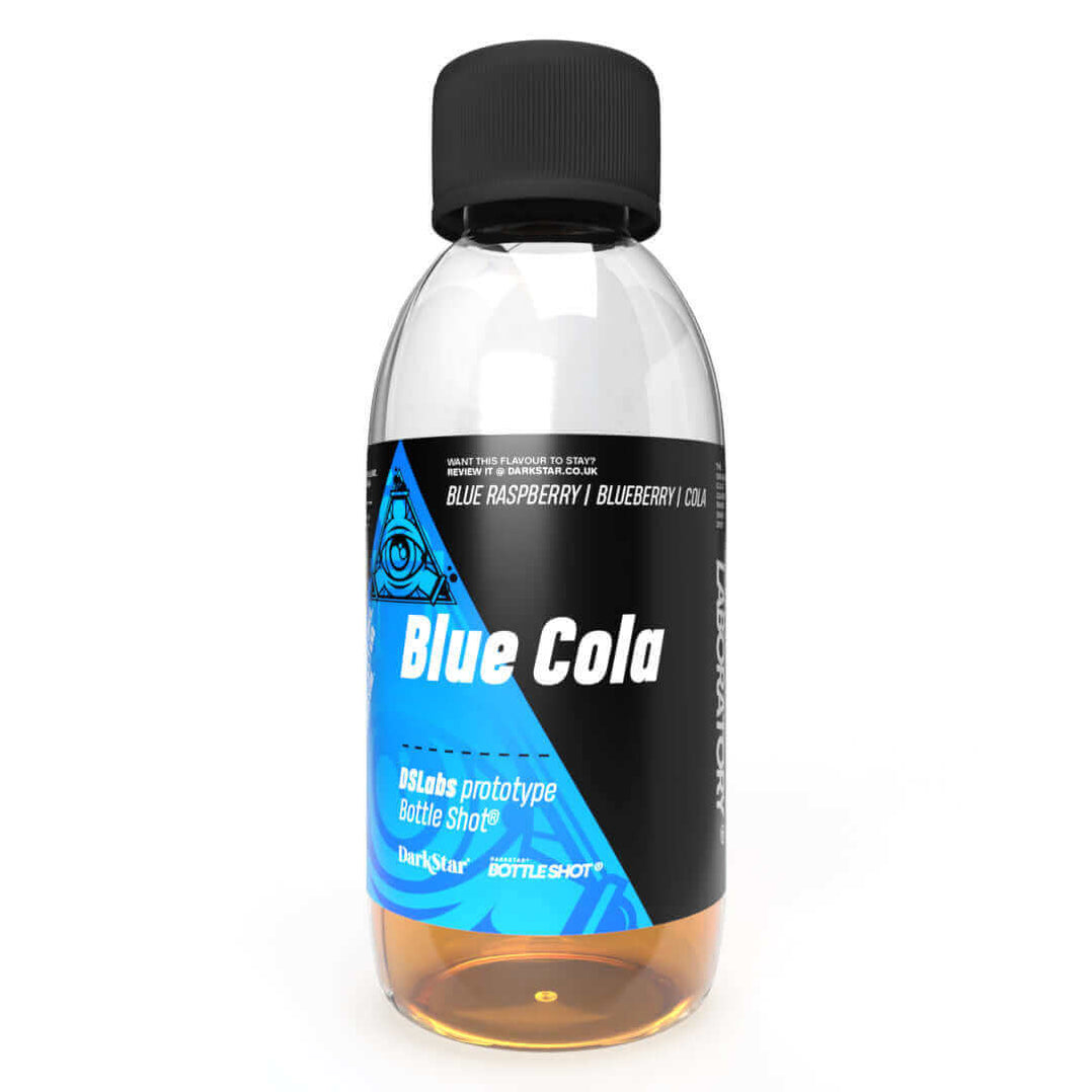 Blue Cola - DarkStar Bottle Shot® — DarkStar International Limited